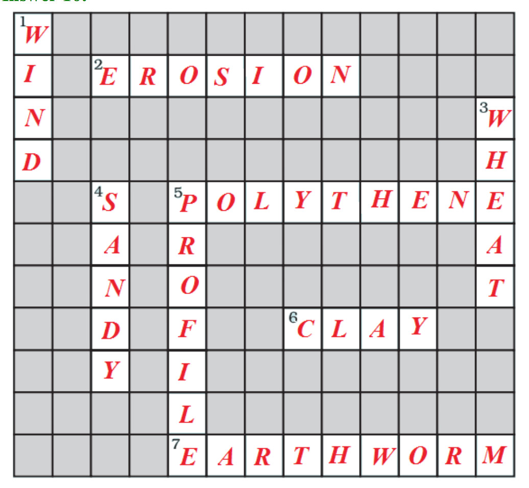 Chapter 9 Soil - Class 7, NCERT Solutions, Science Chapter 9 Soil - Class 7, NCERT Solutions, Science