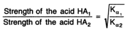 Strengths of Acids And Bases - Chemistry, Class 11, Ionic Equilibrium